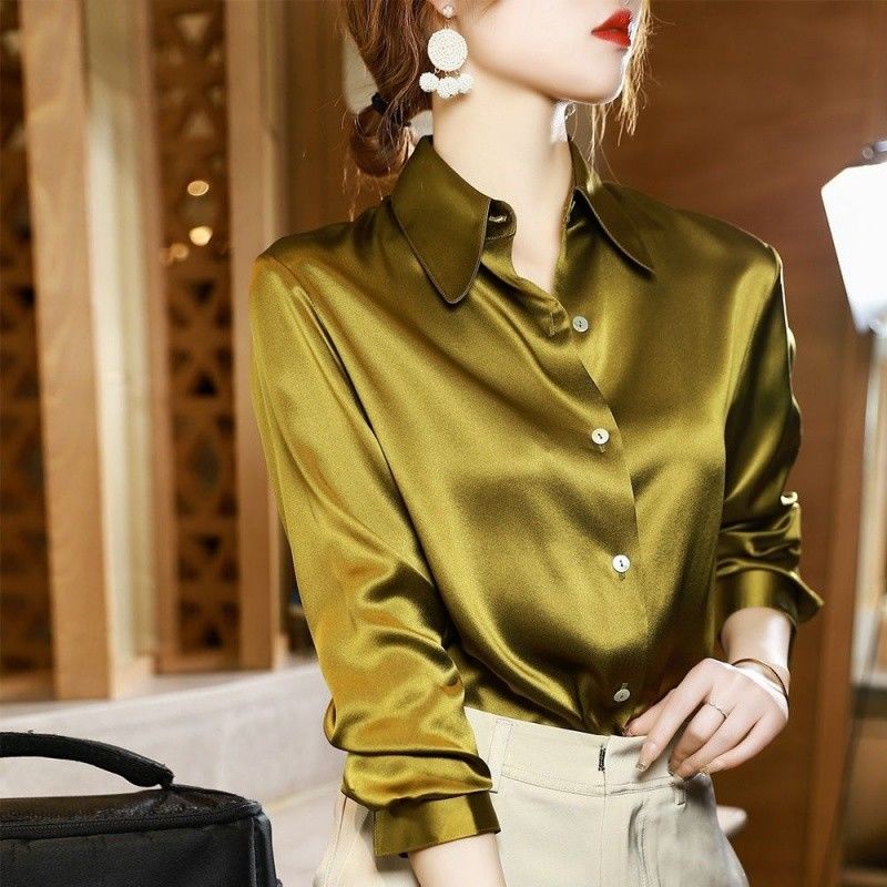 Semi Formal Blouse for Women Elegant Classy Tops Women Plain Blouse ...