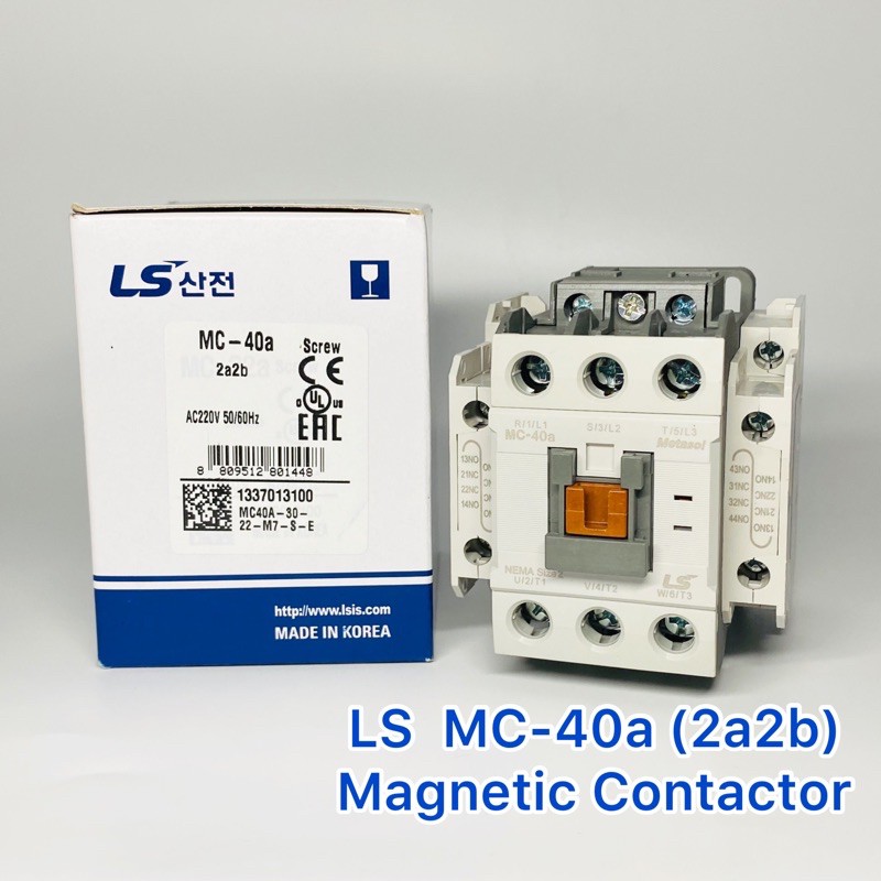 LS MC40a Magnetic Contactor 220V AC Made in Taiwan | Shopee Philippines