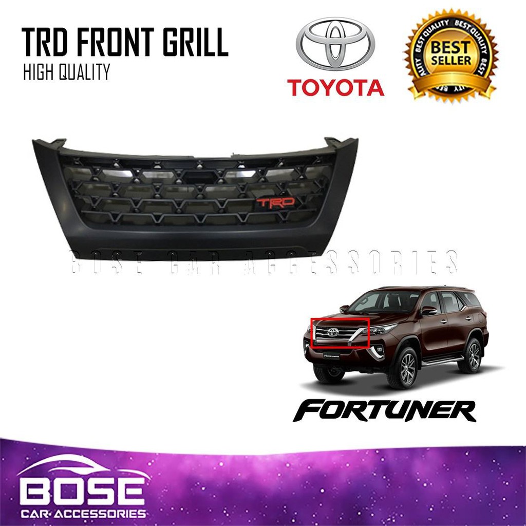 Toyota Fortuner TRD 2016 - 2020 Grill / TRD Grill / Fortuner Front ...