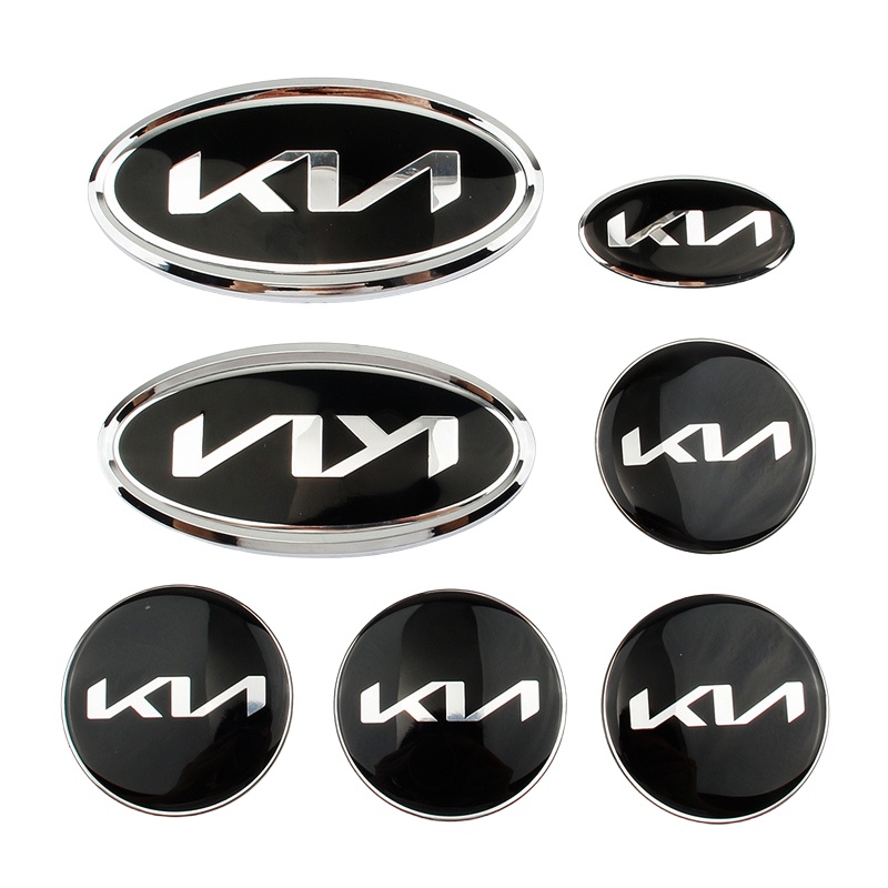 7pcs/set new emblem for Kia KN LOGO K5 K3 K4 K2 K9 Front grille rear ...