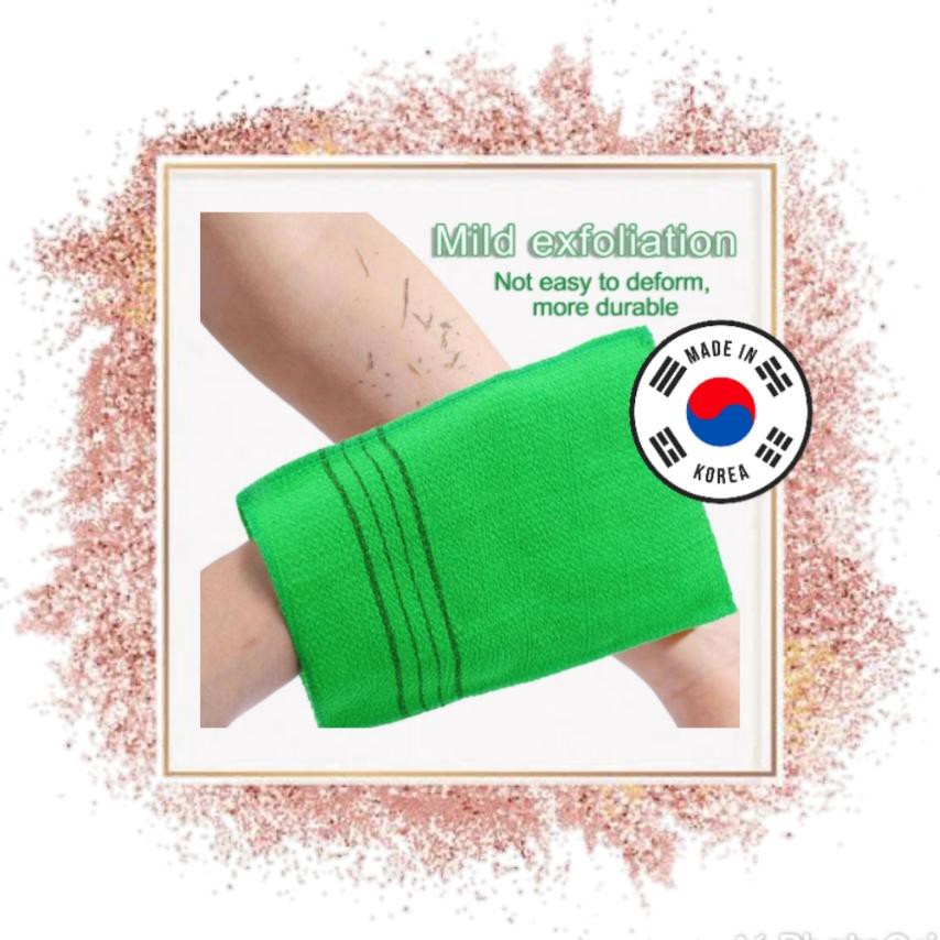Korean Mitt Scrub Shower Exfoliating Towel (Happy Italy Towel) | Shopee ...