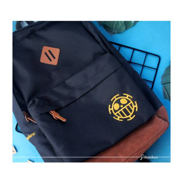 Anime One Piece Trafalgar Law Heart Pirates Rb Backpack Bacpack ...