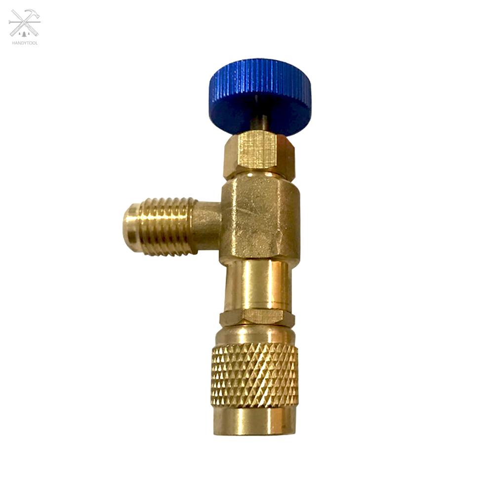R22 Refrigerant Charging Valve 1/4 Inches - 1/4 Inches Copper Flow ...