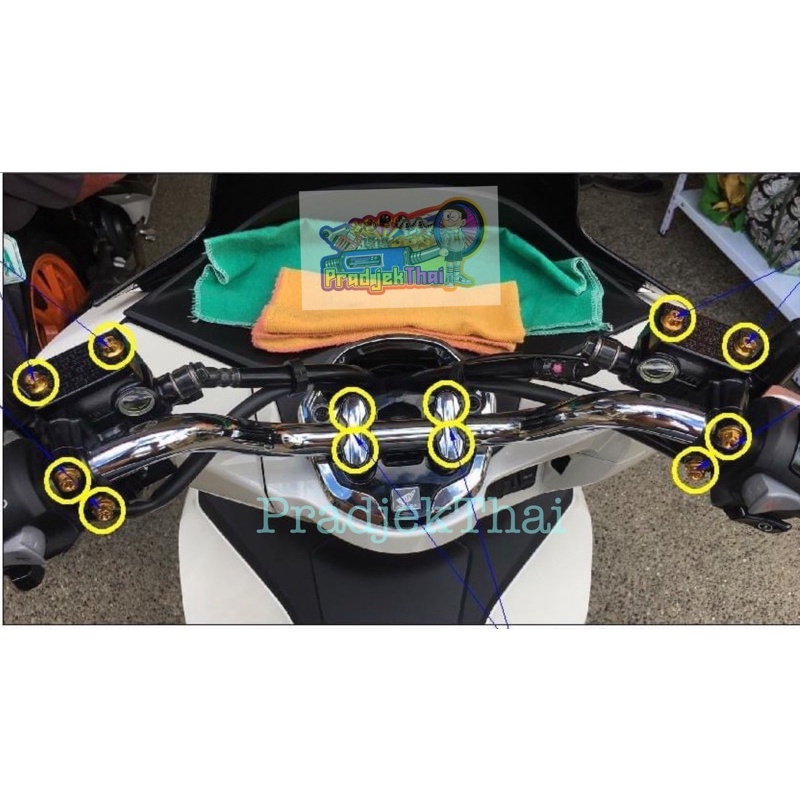 HENG PCX 160 Handlebar Bolts | Shopee Philippines