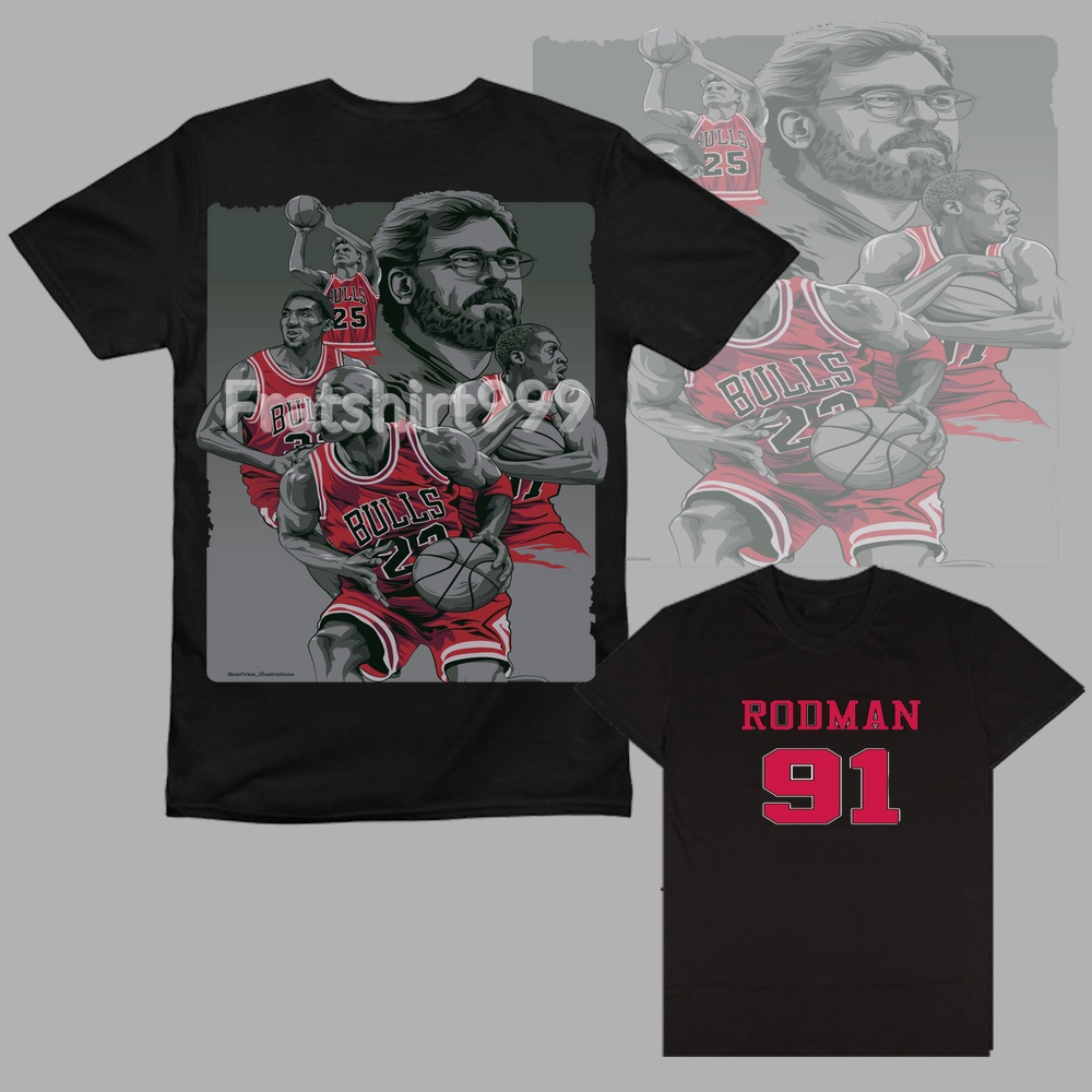 Dennis Rodman NBA shirt bootleg rap tees retro band Dark violet graphic ...