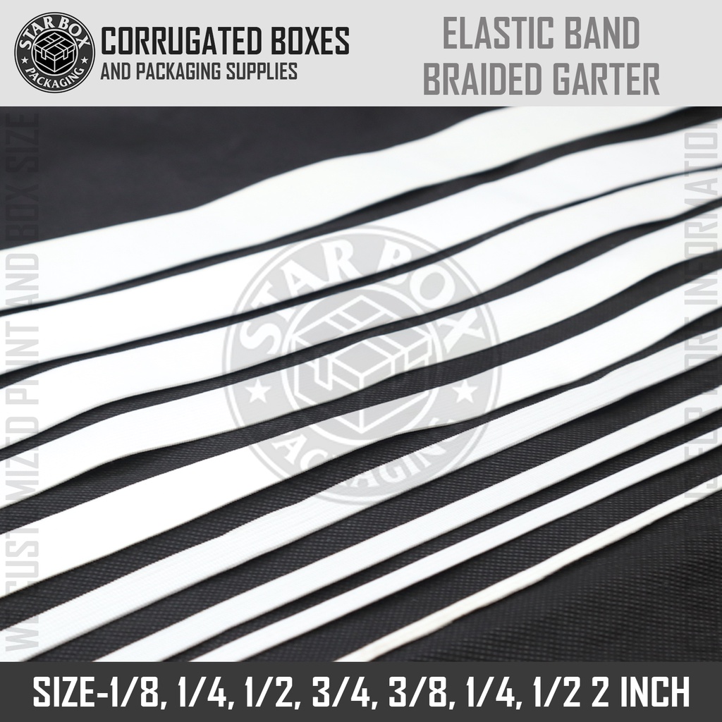 Starbox White Elastic Band Garter Made in Korea (Sold Per Kilo ...