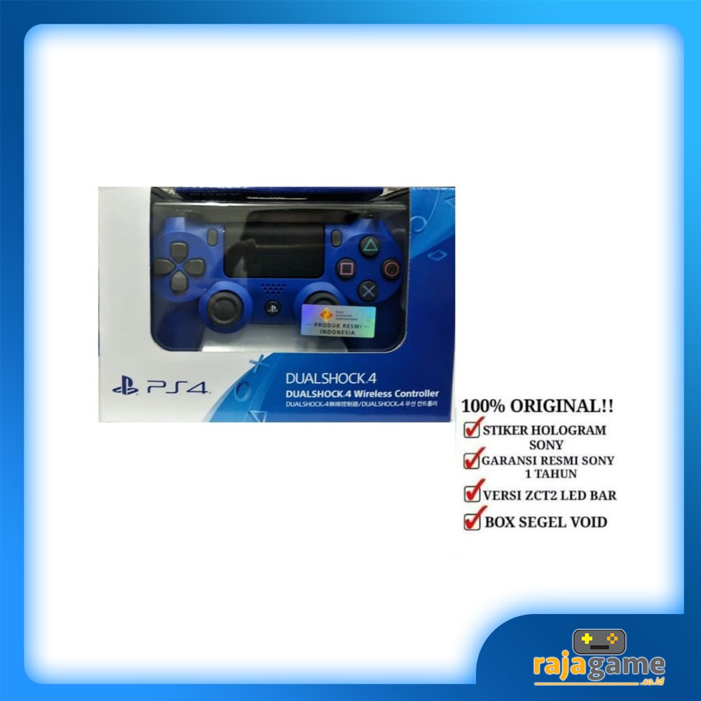 Joystick PS4 Dualshock 4 WAVE BLUE (Sony Indonesia) | Shopee Philippines