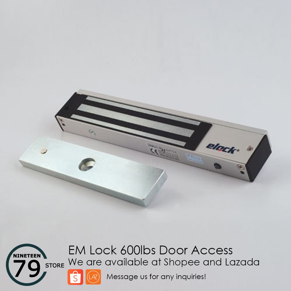 EM Lock 600lbs Door Access Electromagnetic Lock | Shopee Philippines