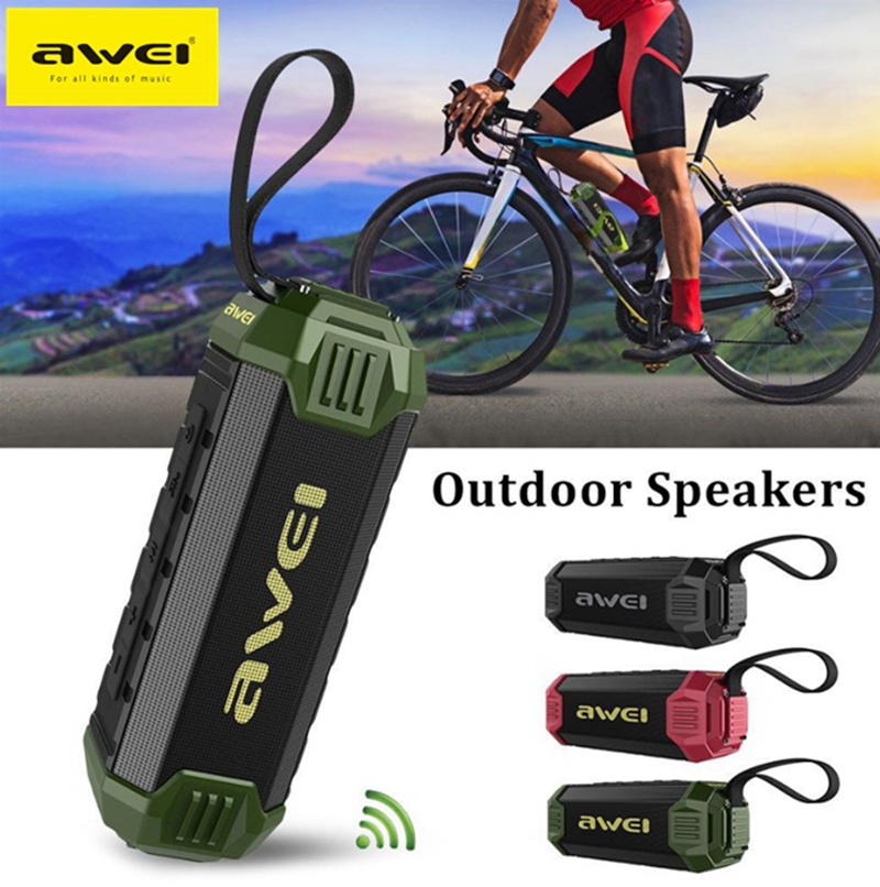 Awei Y280 Portable Wireless Bluetooth Super Bass IPX4 Waterproof Noise ...