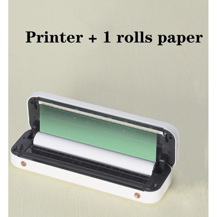 BAGO Printer Portable A4 Paper Printer A4 Printer Mini Inkless Thermal ...