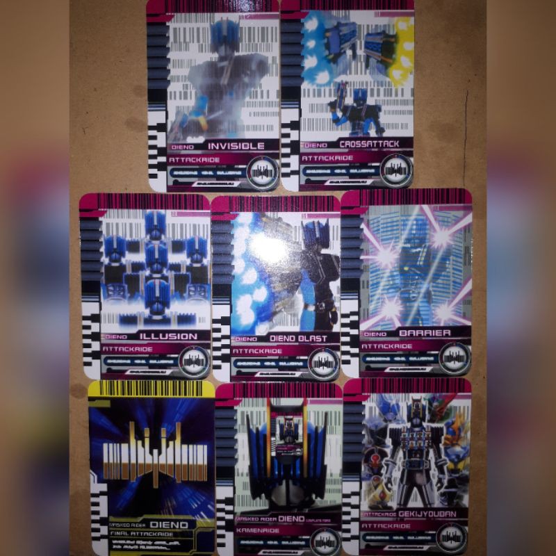 Kamen Rider Diend Driver Attack Ride Card 20th Ver Neo And CSM | Shopee ...