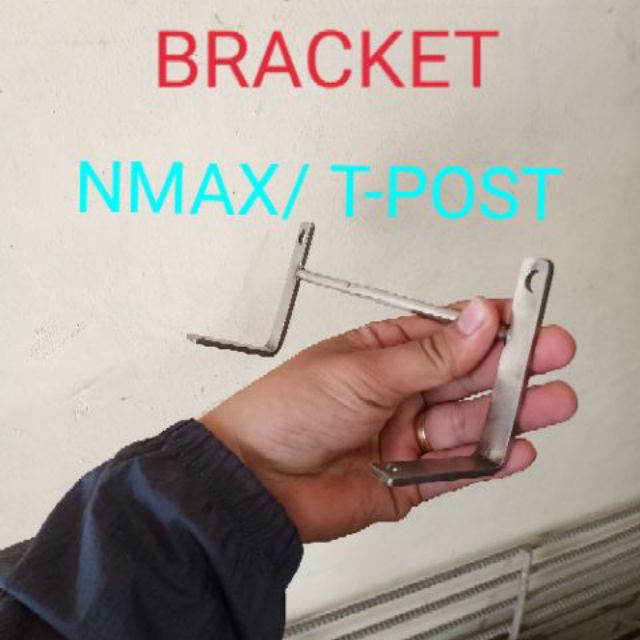 NMAX T-post BRACKET bluewater , night ripper and mini driving light ...