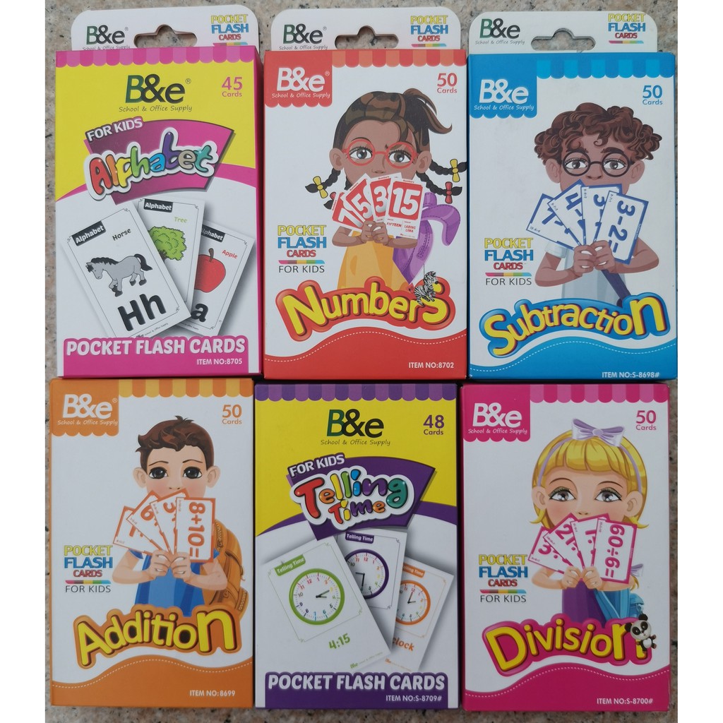 [B&e] Pocket Flash Cards [8 options] | Shopee Philippines