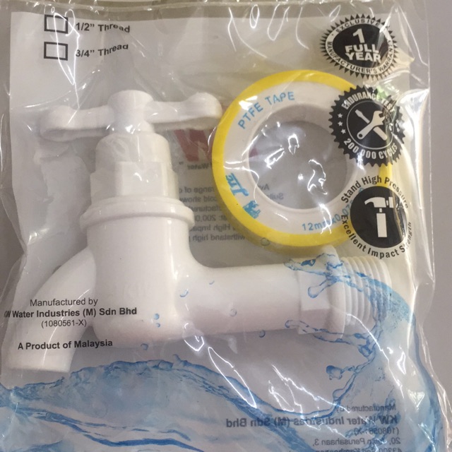1/2” PVC Wall Bib Tap (6016 ) | Shopee Philippines