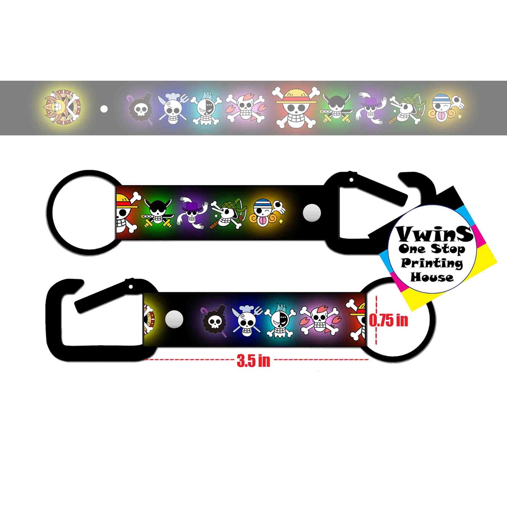 One Piece Anime Customize Key Lace / keylace / Key Chain / Key Holder ...