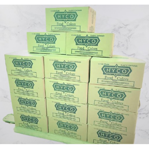 HYCO FOOD COLOR (500gx12) | Shopee Philippines