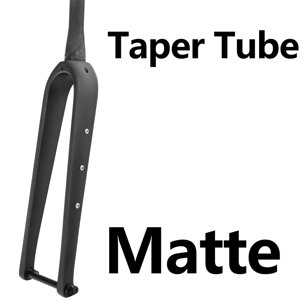 KOCEVLO Carbon Fiber Road Bicycle Front Fork Disc Gravel 1-1/8 Barrel ...