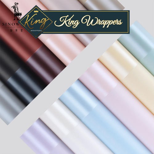 20pcs per pack Wide Frame Border Flower Bouquet Wrapper Floral Wrapper ...