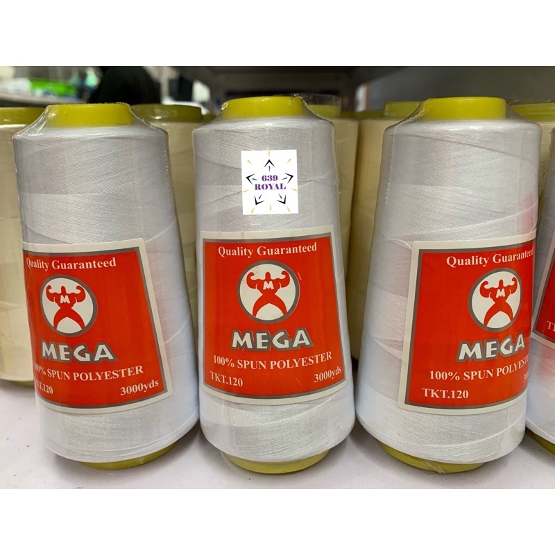 Mega Thread White (3000yards) | Shopee Philippines