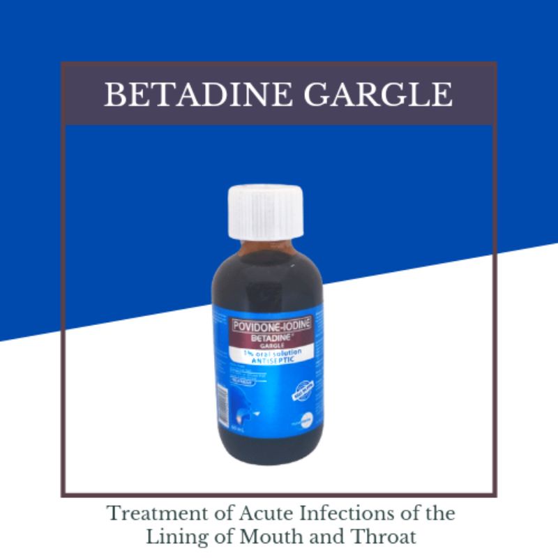 Betadine Bactidol Gargle Povidone Iodine Oral Solution | Shopee Philippines