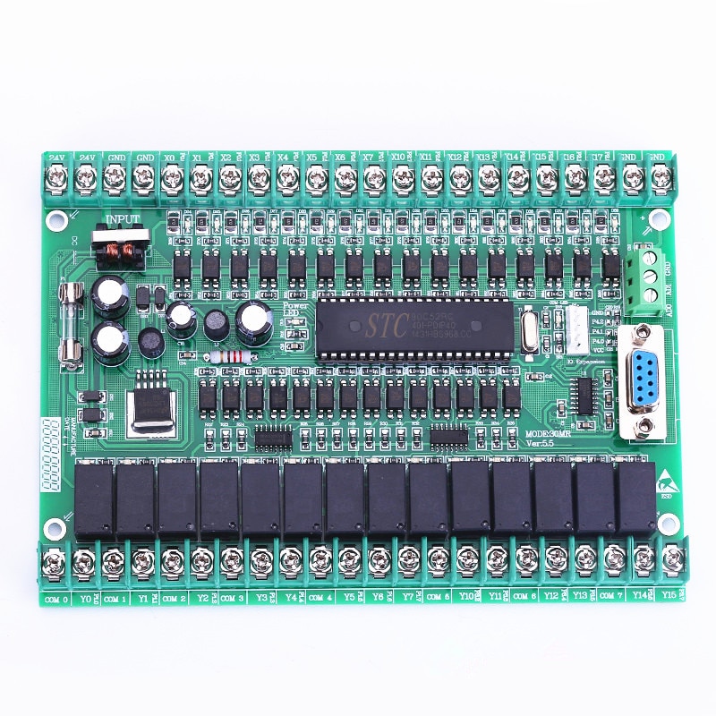 High quality FX_30MR 30MT PLC industrial control board Programmable logic controller 51 single ...