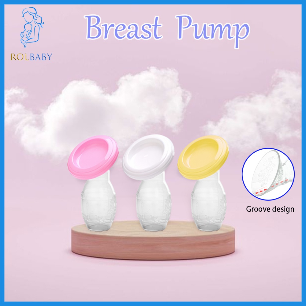 【COD】 Manual Breast Pump Silicone BreastFeeding Collector 180ml | Shopee Philippines
