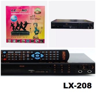 Lexing LX-208 Karaoke DVD Player Free mic (Black) | Shopee Philippines