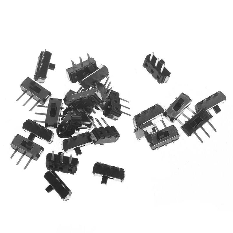25Pcs/Set MSK-12D19 G2 SPDT 1P2T SMD 3 Pin PCB Panel Horizontal Slide ...