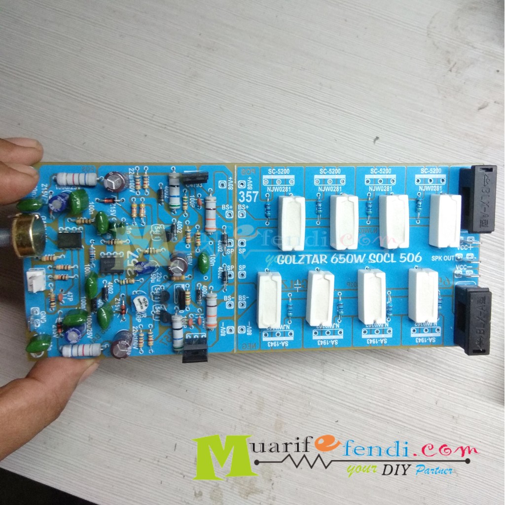 Power Amplifier KIT Votre 506 Ox-506 2U 20CM Plus PCB For 4 Transistor ...