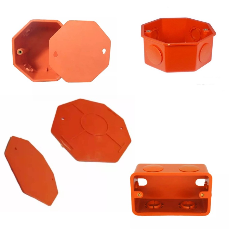 PVC Orange Junction Box/ Utility Box / Cover ( FOR ELECTRICAL ...