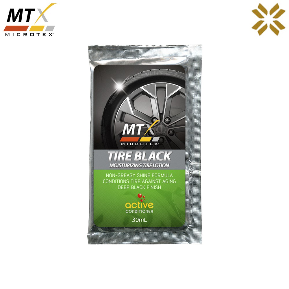 Microtex Tire Black 30ml w/ Conditioner (Protection, Shine, Conditioner ...