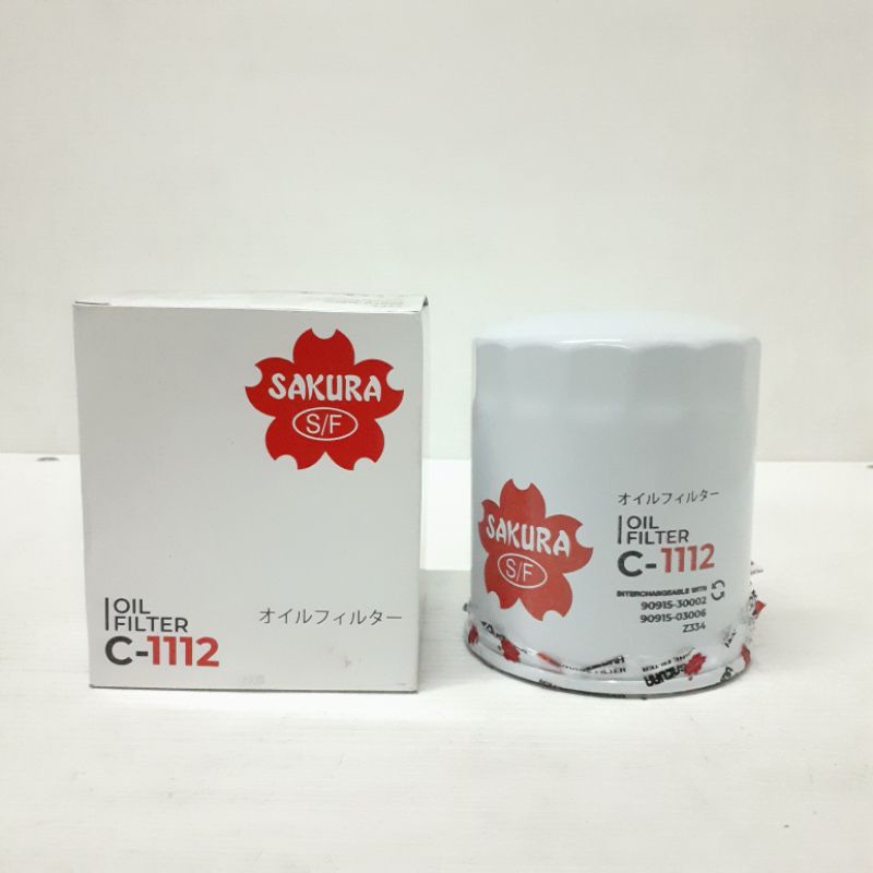 SAKURA OIL FILTER C-1112 TOYOTA 3L/1KZ-TE | Shopee Philippines