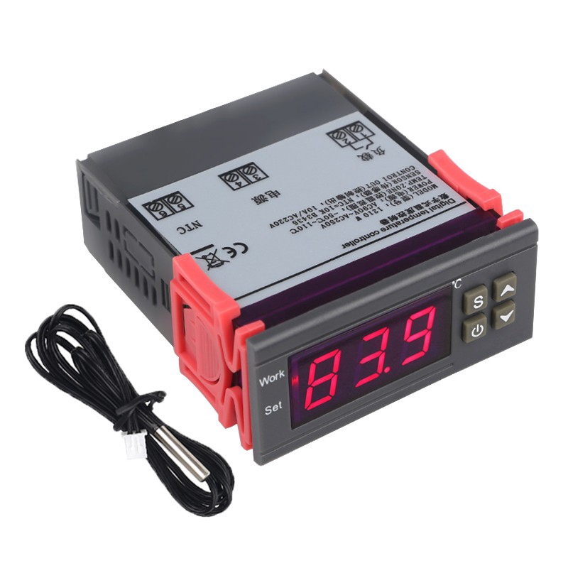 Two Relay Output LED Digital Temperature Controller Thermostat ...