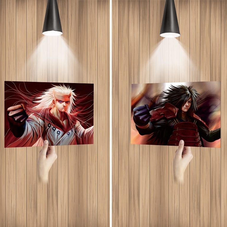 Uchiha Madara 3D Wall Poster NARUTO Anime Painting 3D Printings for ...