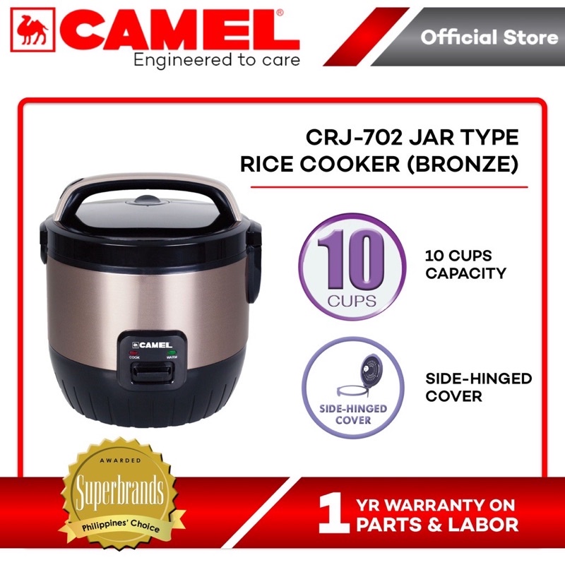 Camel Jar Rice Cooker / Non Stick Pot / With steamer / Stainless Steel ...