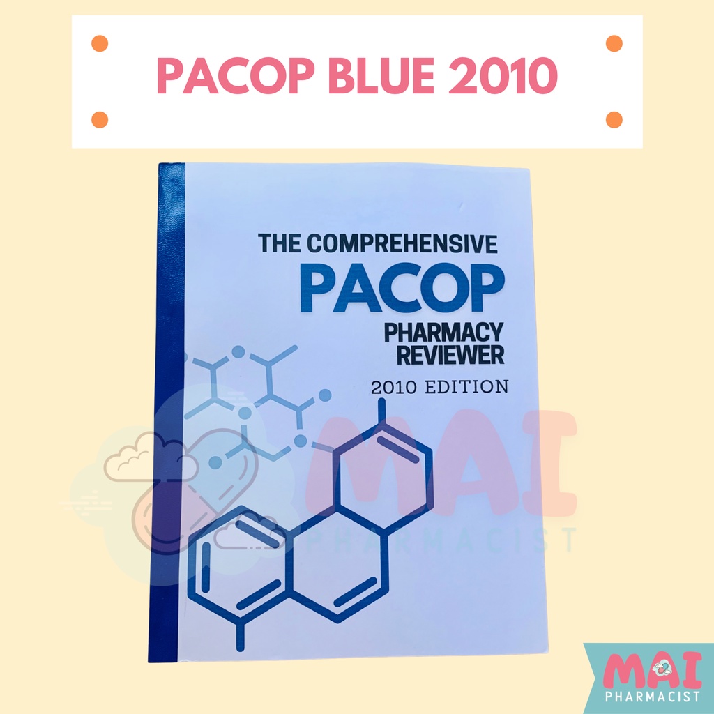 PACOP GREEN, PINK, BLUE, RED, VIOLET (Pharmacy Reviewer) | Shopee ...