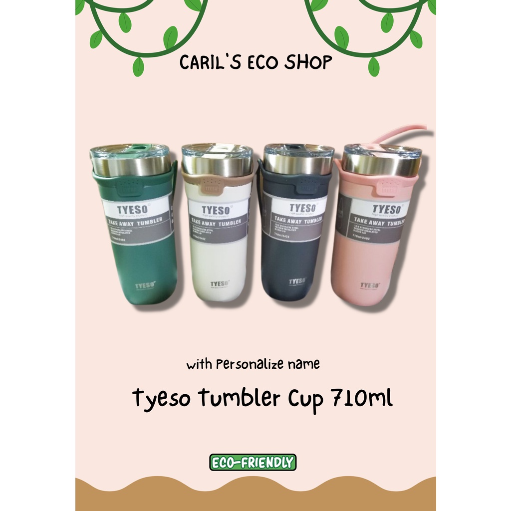 NEW TYESO DESIGN 710ML STRAW NOT INCLUDED (VACUUM INSULATED, HOT AND ...