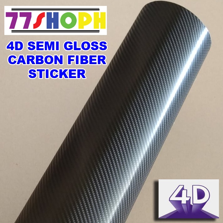 4D Semi Gloss Carbon Fiber Vinyl Sticker 2XIl CRu dWo# j$v n5UE q(8 70 ...