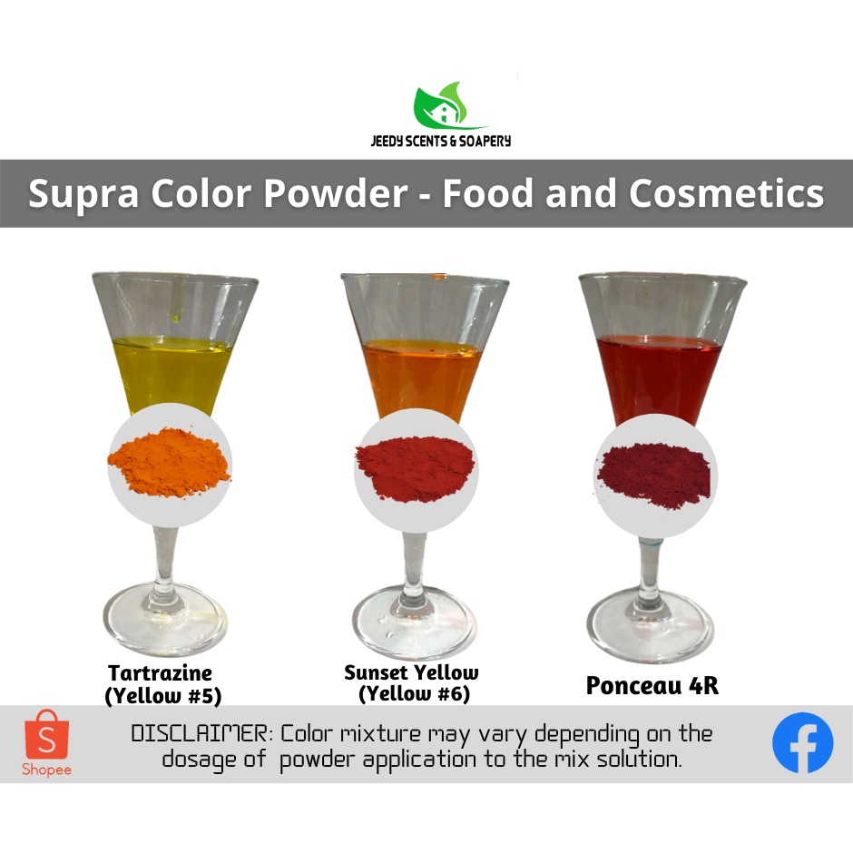 Supra Colorant Powder Water Soluble 5g-20g | Shopee Philippines