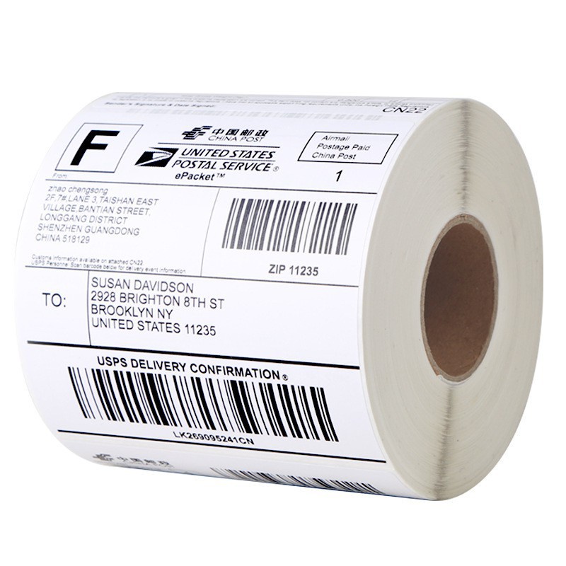 [24H Ship] 500pcs A6 Label Sticker A6 Waybill Sticker for Thermal ...