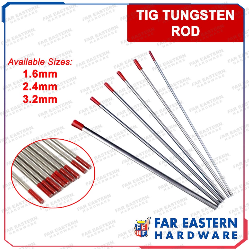 TIG Tungsten Rod 1.6mm | 2.4mm | 3.2mm (SOLD PER PC) | Shopee Philippines