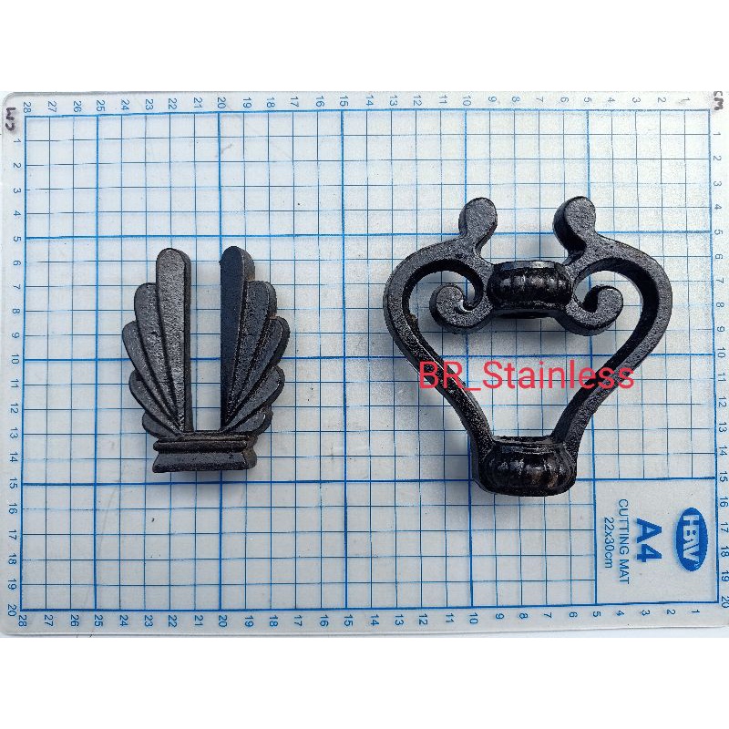 Design wrought iron decorative metal collar for balusters,gates, fence ...