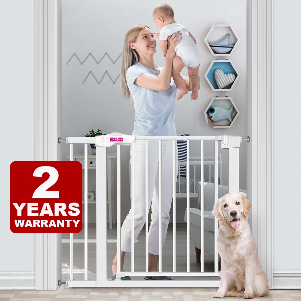 a High Quality Ergonomic Safety Gate and Pet Gate | Shopee Philippines
