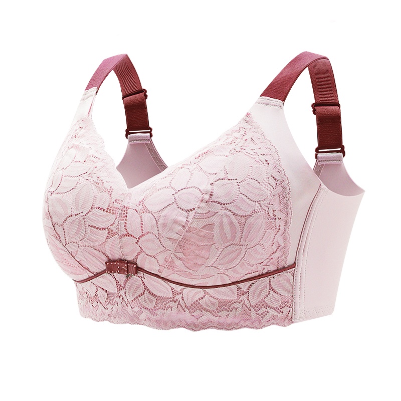 Fallsweet Womens Plus Size Bra Minimizer Underwear Wireless Sexy Lace