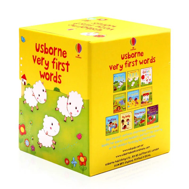 COD Usborne very first words usborne books box set of 10 boardbook ...