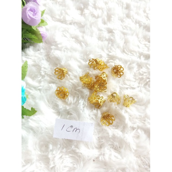 Pearl Shell Trumpet Bell Feather Valve 1cm Gold | Shopee Philippines