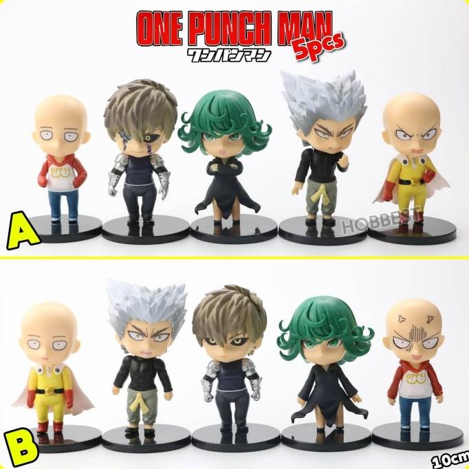 Action Figure ONE PUNCH MAN Contents 5 pcs Miniature Topper Saitama ...
