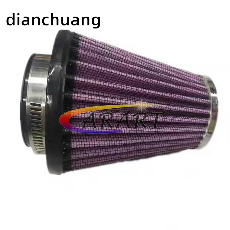 Universal Round Tapered Car Motorcycle Air Filter 51mm 2 inch Intake ...