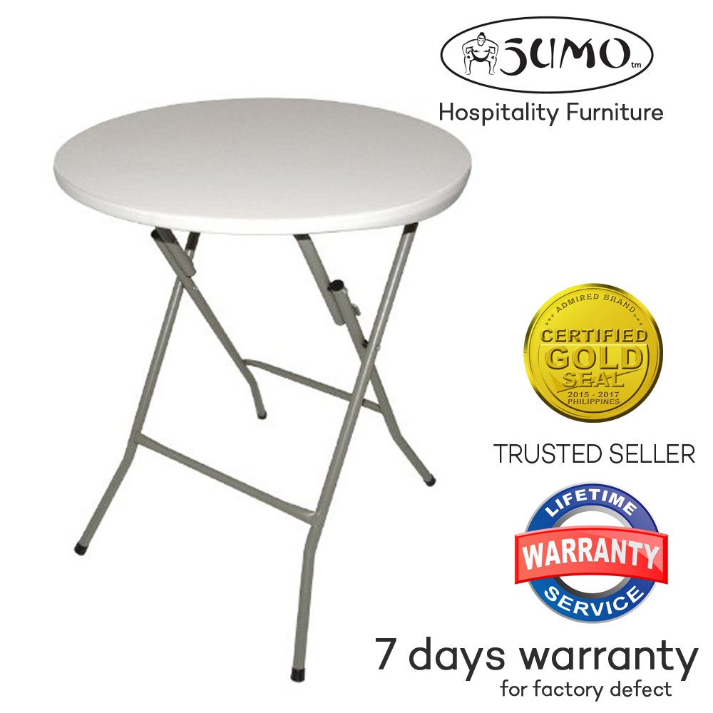 Sumo Round Folding Plastic Table ST-24R | Shopee Philippines