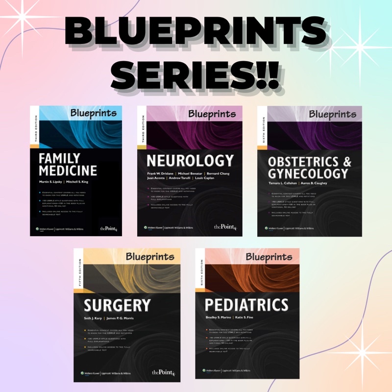 BLUEPRINTS Series (Medical Board Reviewer) COILED | Shopee Philippines